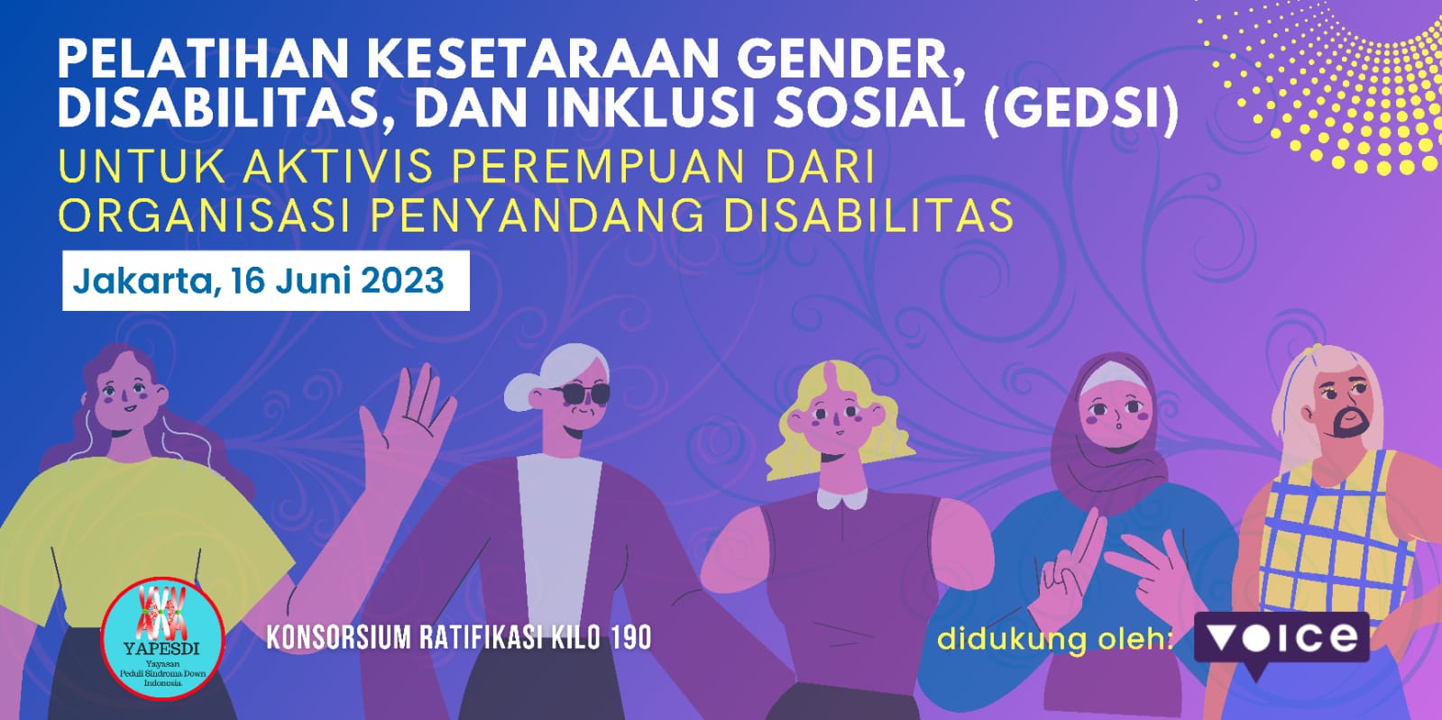 PELATIHAN GEDSI UNTUK OPD – Yayasan Peduli Sindroma Down Indonesia